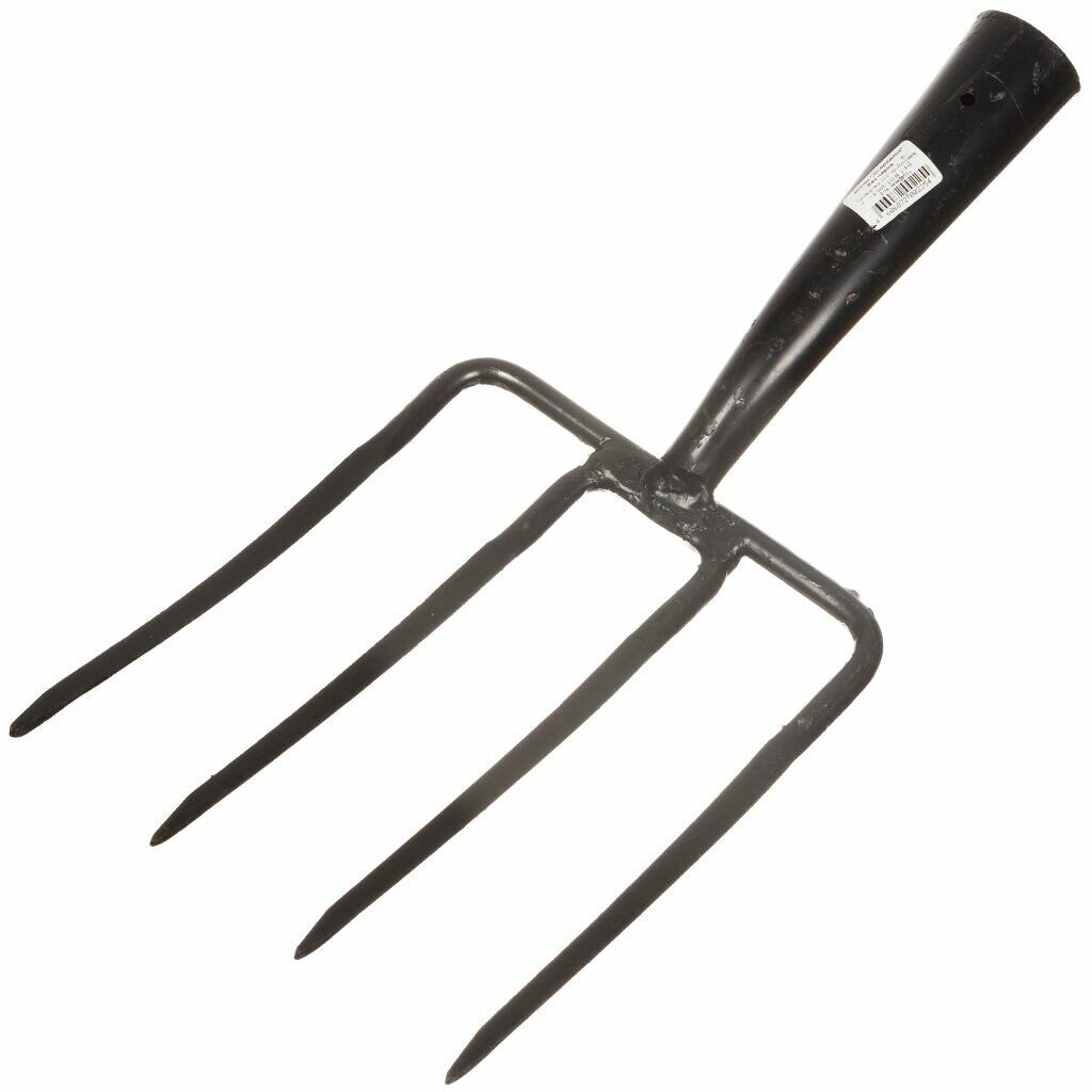 Вилы садовые Арти 4-рогие, кованые, сталь, Огородник
