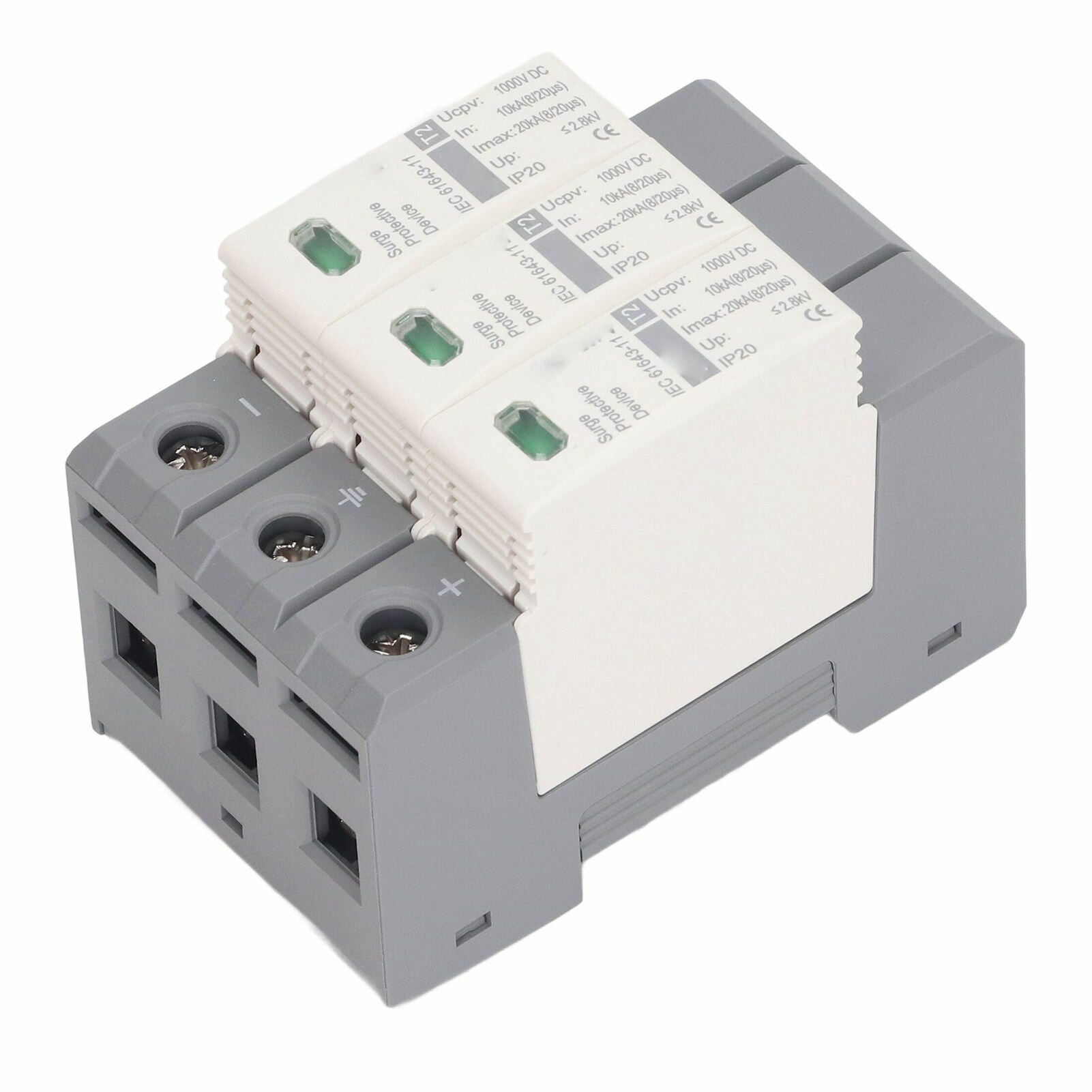 Устройство защиты от перенапряжения постоянного тока, фотоэлектрический выключатель, 3P, 1000 В, 10 20KA, распределительные коробки