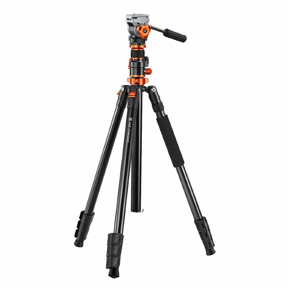 Штатив K&F Concept T254A7 с головой FH-03