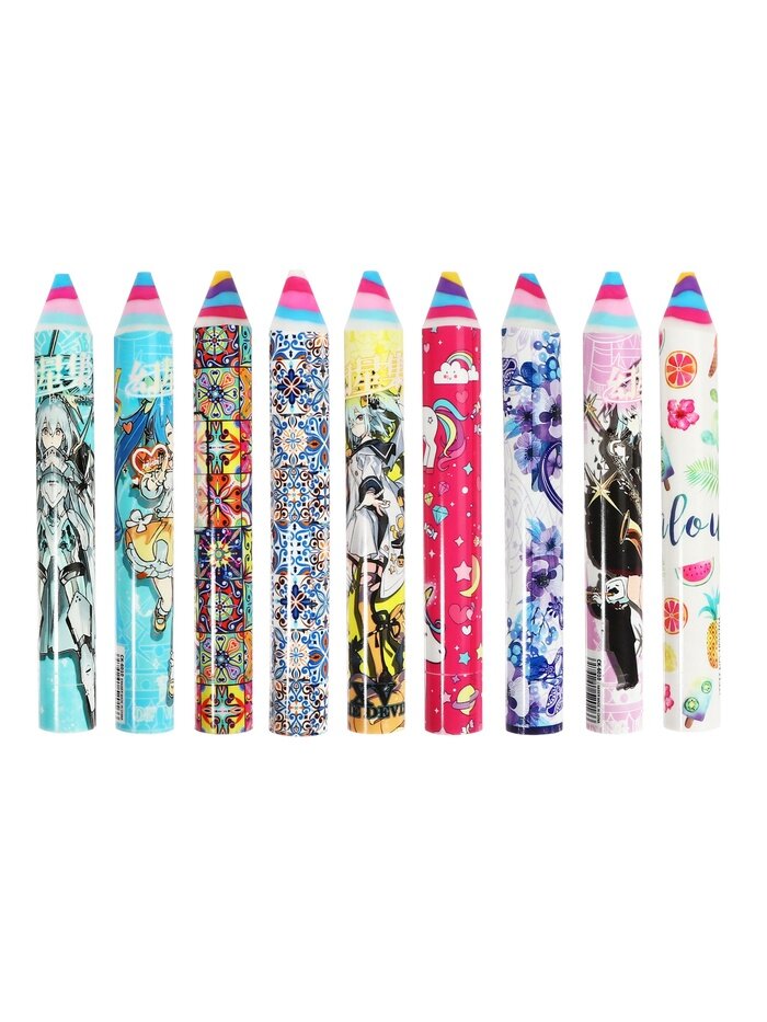 Ластик фигурный, карандаш, микс