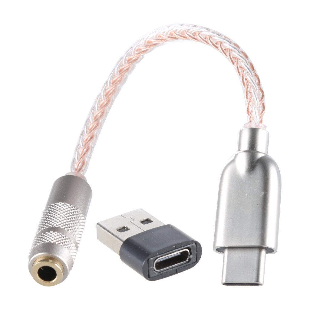 USB C DAC 32-битный 384 кГц Адаптер USB C на 3,5 мм с чипом CX31993 MAX97220 USB C Адаптер Для наушников 3,5 мм DAC Адаптер