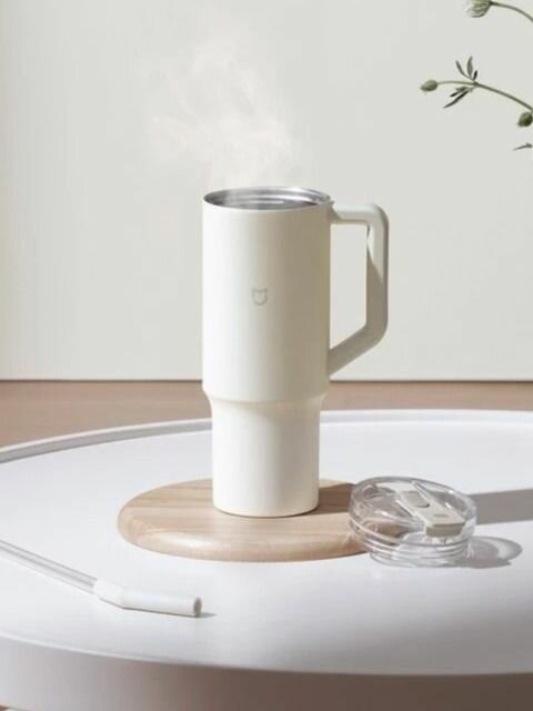 Термокружка Mijia Sippy Cup 1L (MJXGB01RM) Almond White