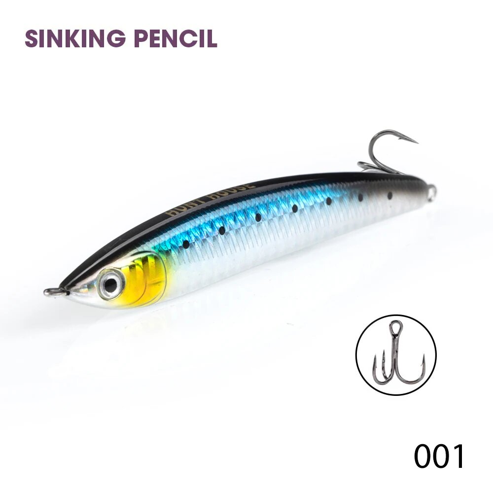 Hunthouse Sinking Pencil, 100mm, 33g, Цвет: 001