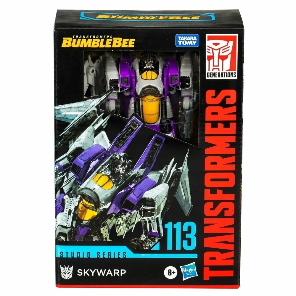 Трансформеры игрушки Hasbro Transformers Studio Series Voyager Transformers: Bumblebee SS113 Skywarp (16.5 cm) F8769