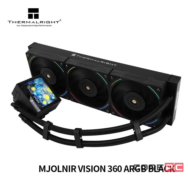 Система жидкостного охлаждения для процессора Thermalright Mjolnir Vision 360 ARGB Black (TRMV360AB)