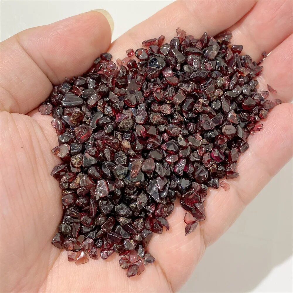 Гранатовые бусины vinswet 50 г Бордовый, garnet