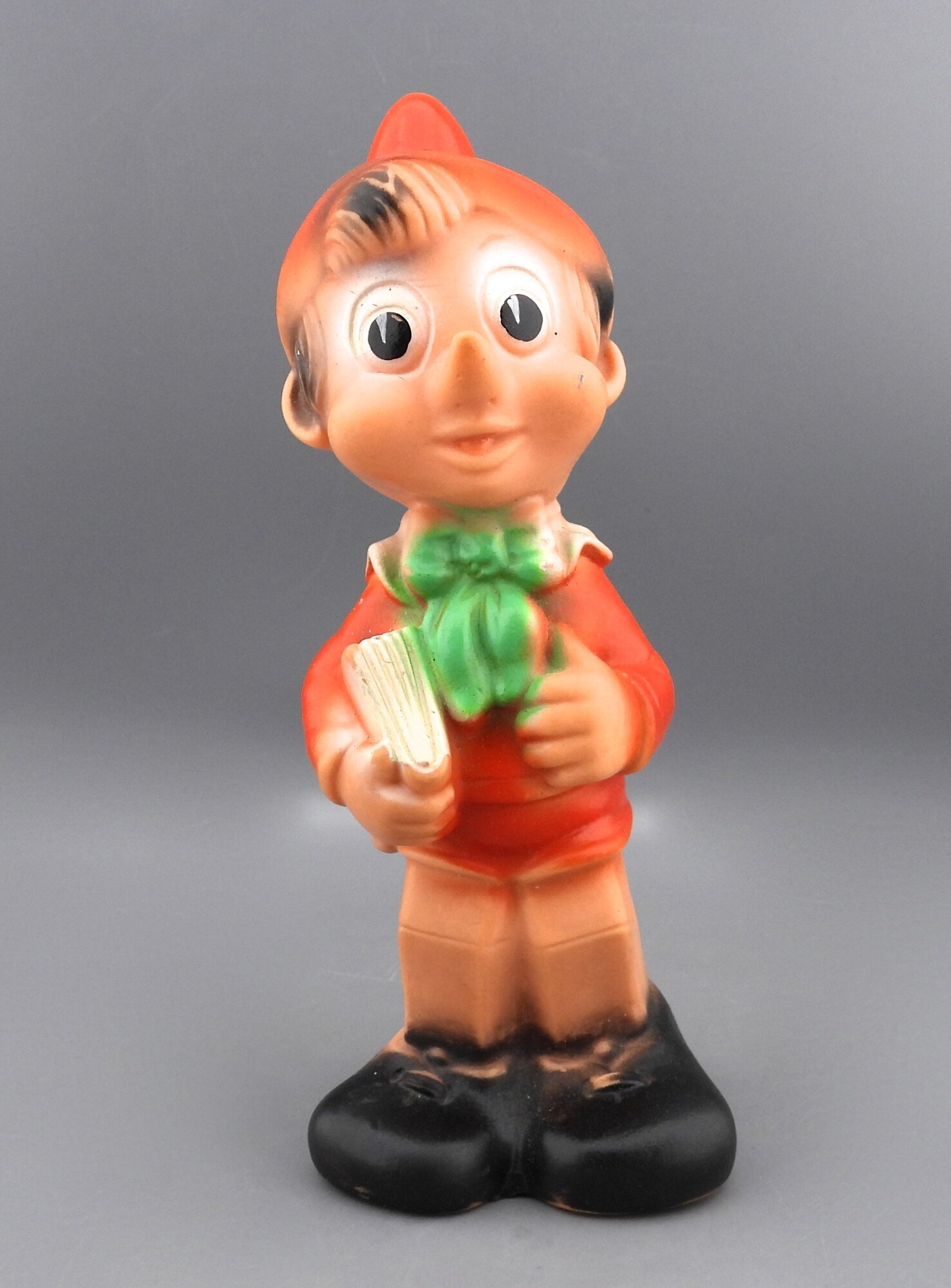 БУРАТИНО 19 см игрушка резиновая СССР 1960-е гг