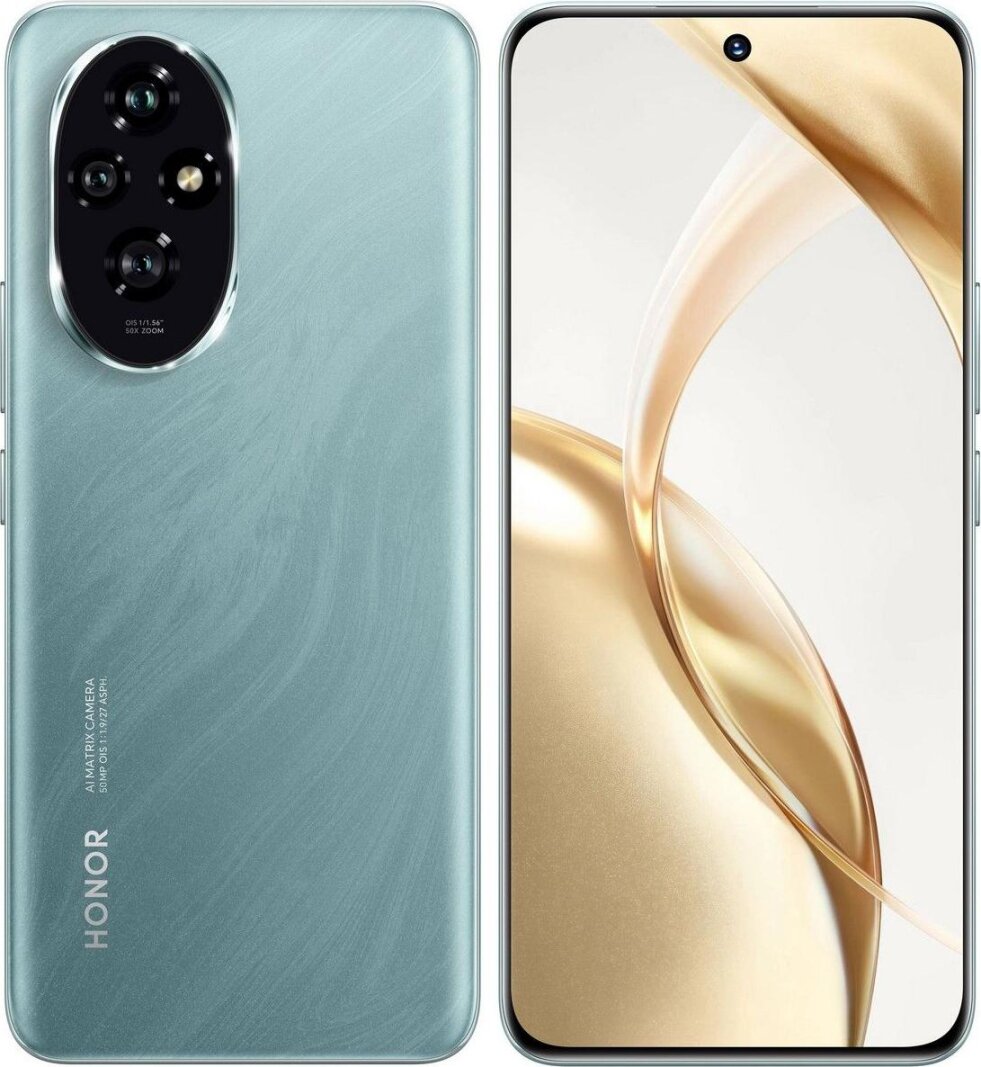Смартфон Honor 200, 12/512Gb, Snapdragon 7 Gen 3, AMOLED, Green (Зеленый)