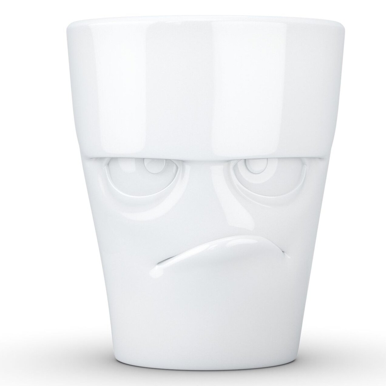Кружка Tassen Mug with handle Grumpy white 01.81.01