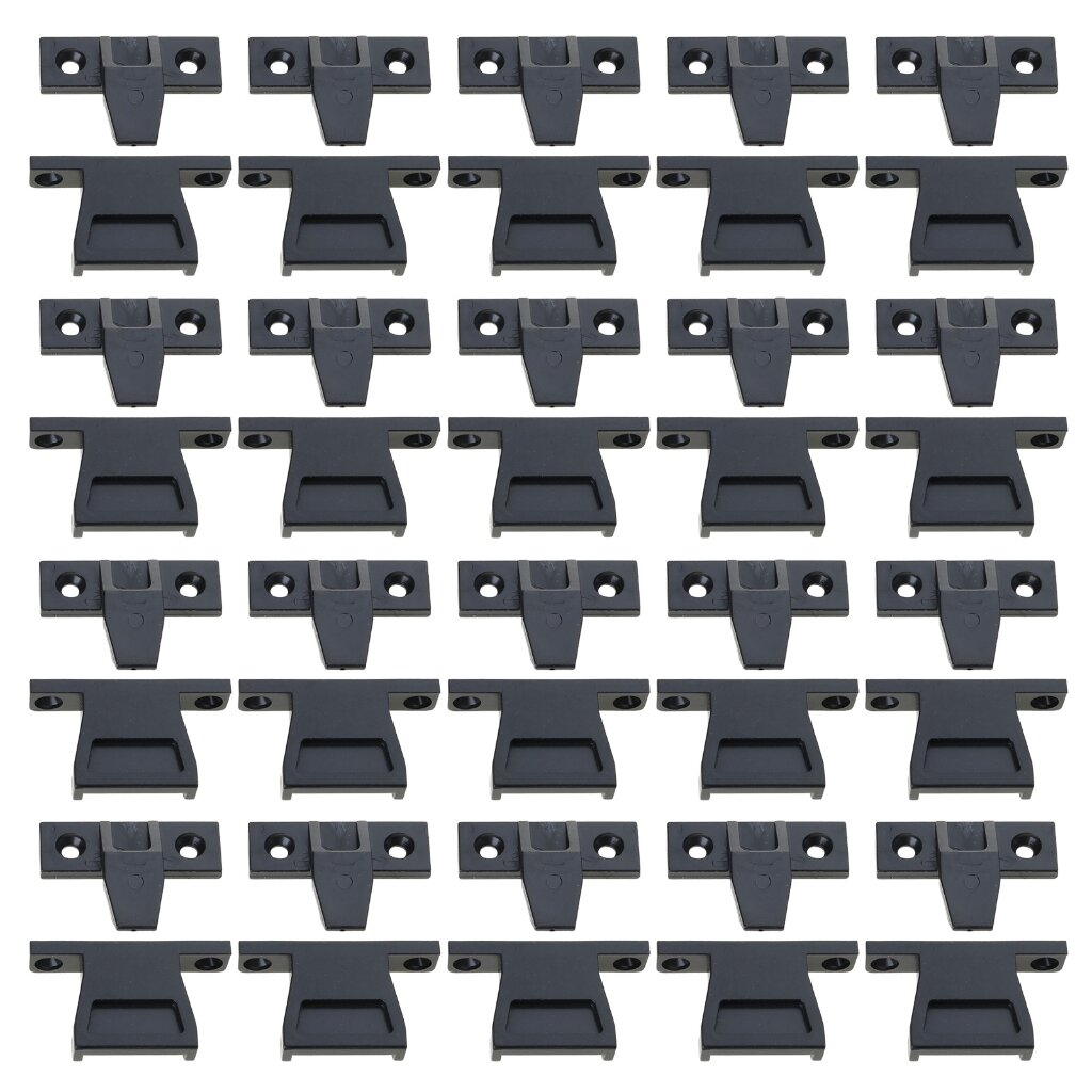 20 шт, крепежные детали для цоколя, фурнитура, зажим для панели, мебельные соединители, кронштейн, пластиковые соединительные крепежи