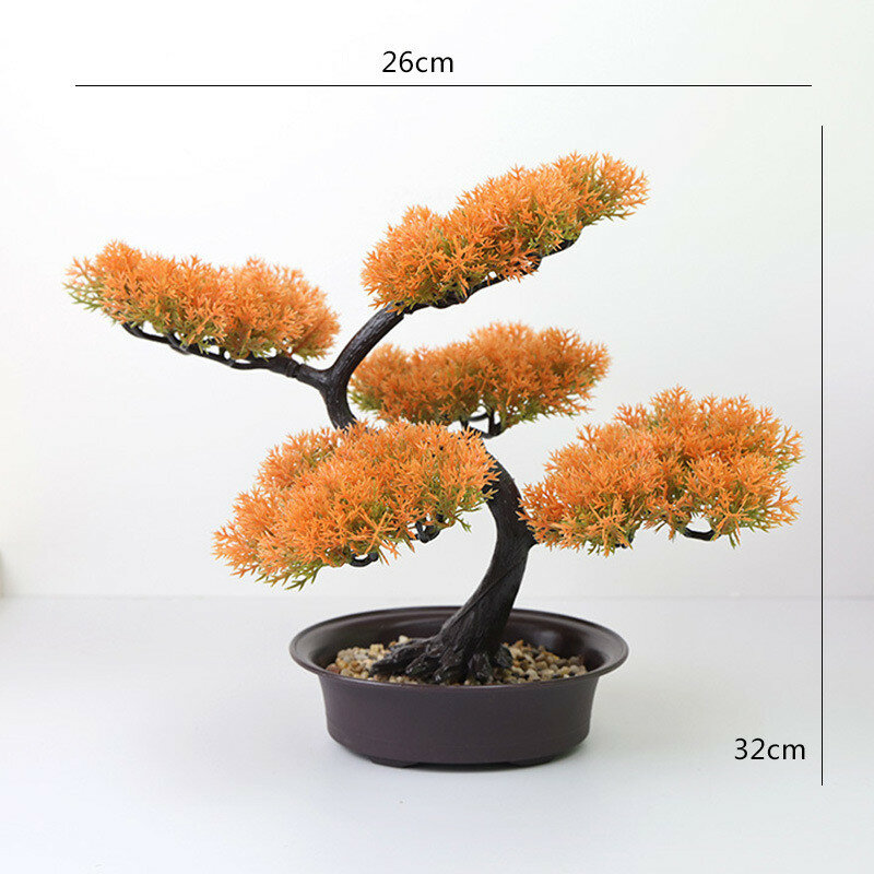 Искусственное растение екофренд пихта с инжекционным дизайном для интерьерного декора стиль ф