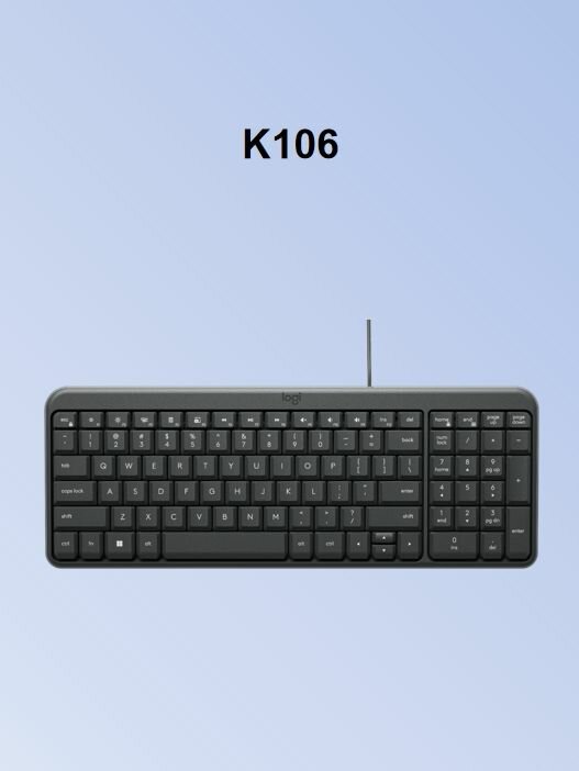 Проводная клавиатура Logitech K106