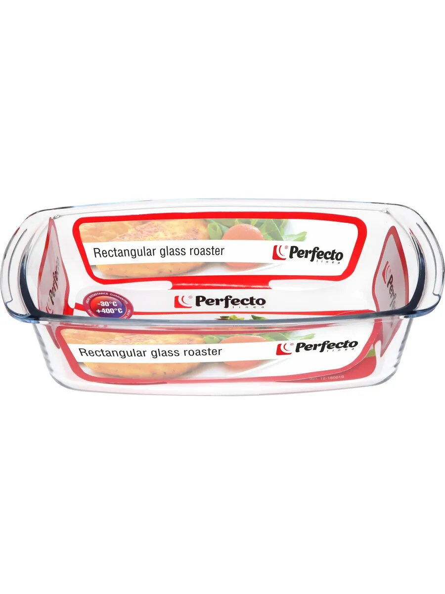 Форма для запекания из жаропрочного стекла, прямоугольная PERFECTO LINEA 1,8 л (12-180010)
