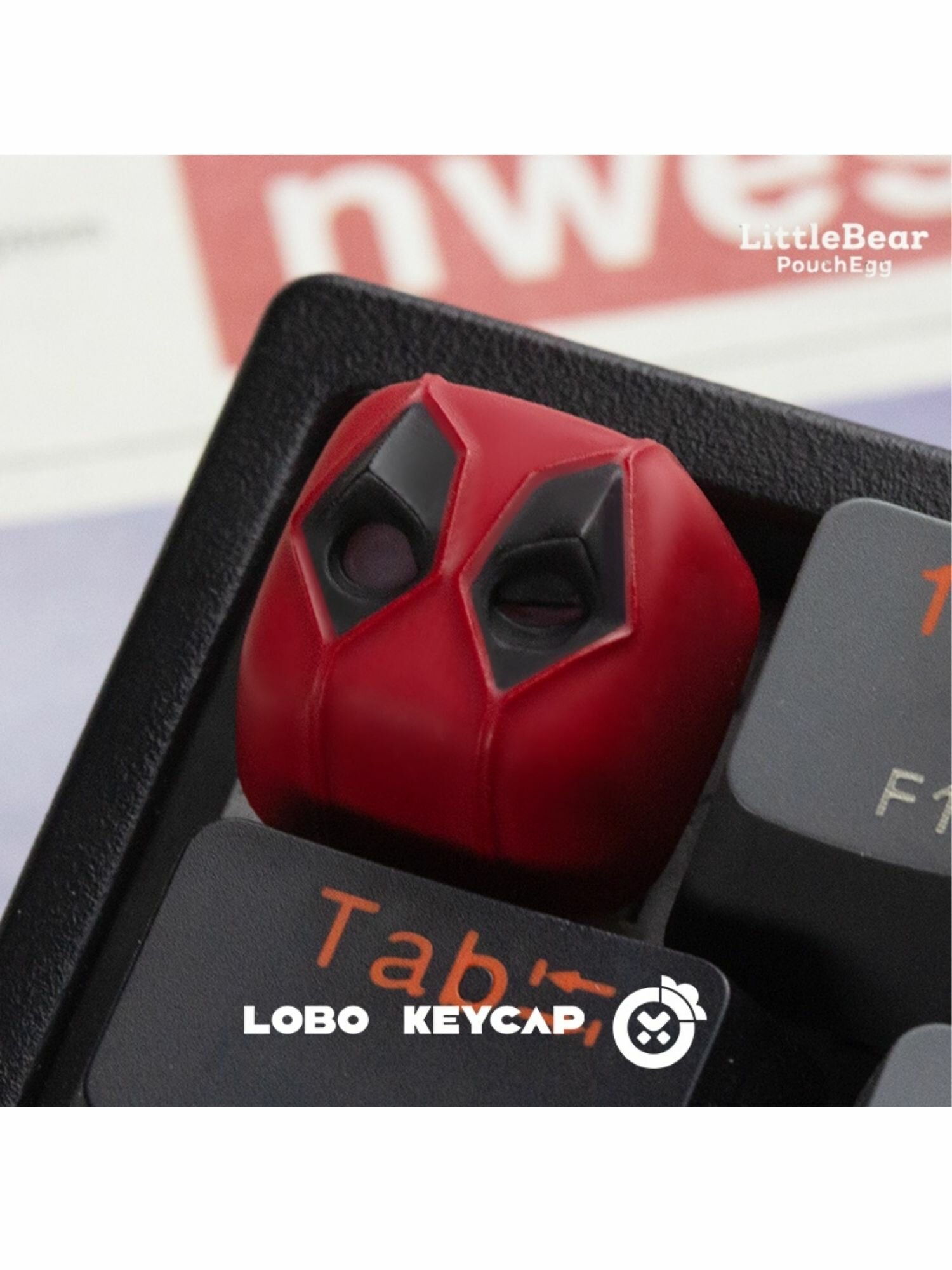 Кейкапы для клавиатуры: Дэдпул 1 шт, Marvel