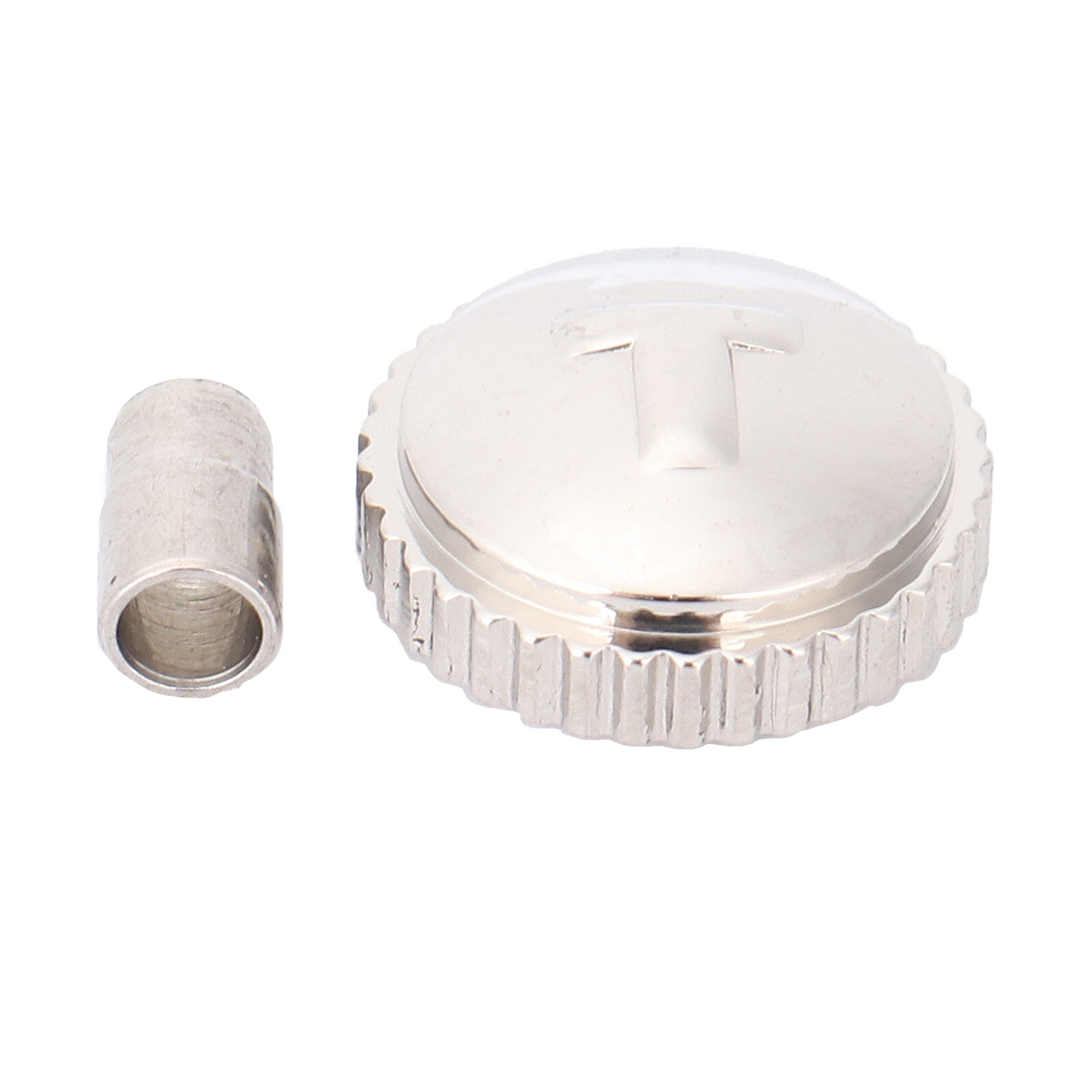 Запасные части для часов, корона, сплав T41, запасные части для ремонта головки часов, запасные аксессуары, серебро