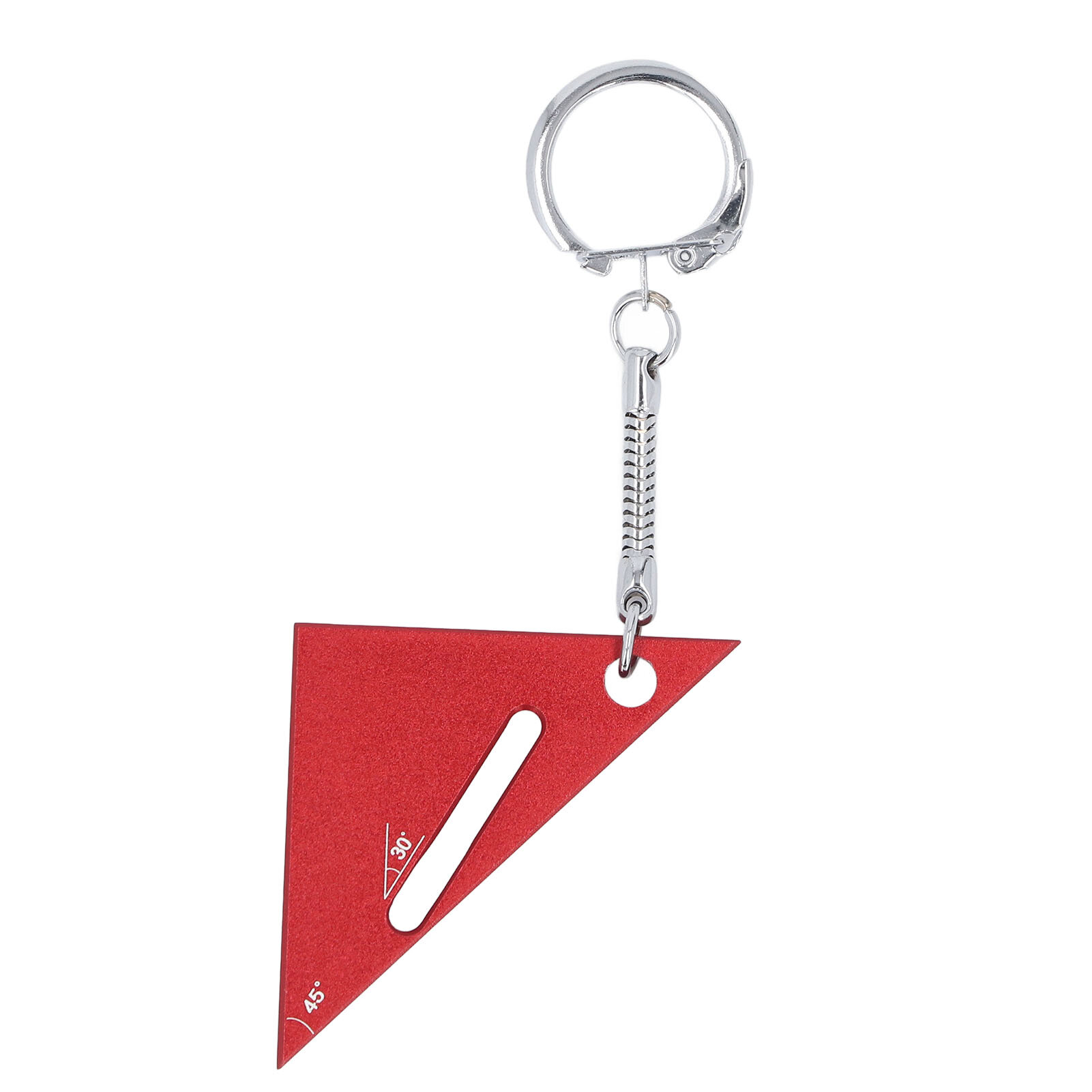 Треугольная линейка для деревообработки, алюминиевый сплав, измерительный инструмент для столяров, угол разметки 90, 45, 30 градусов, красный.