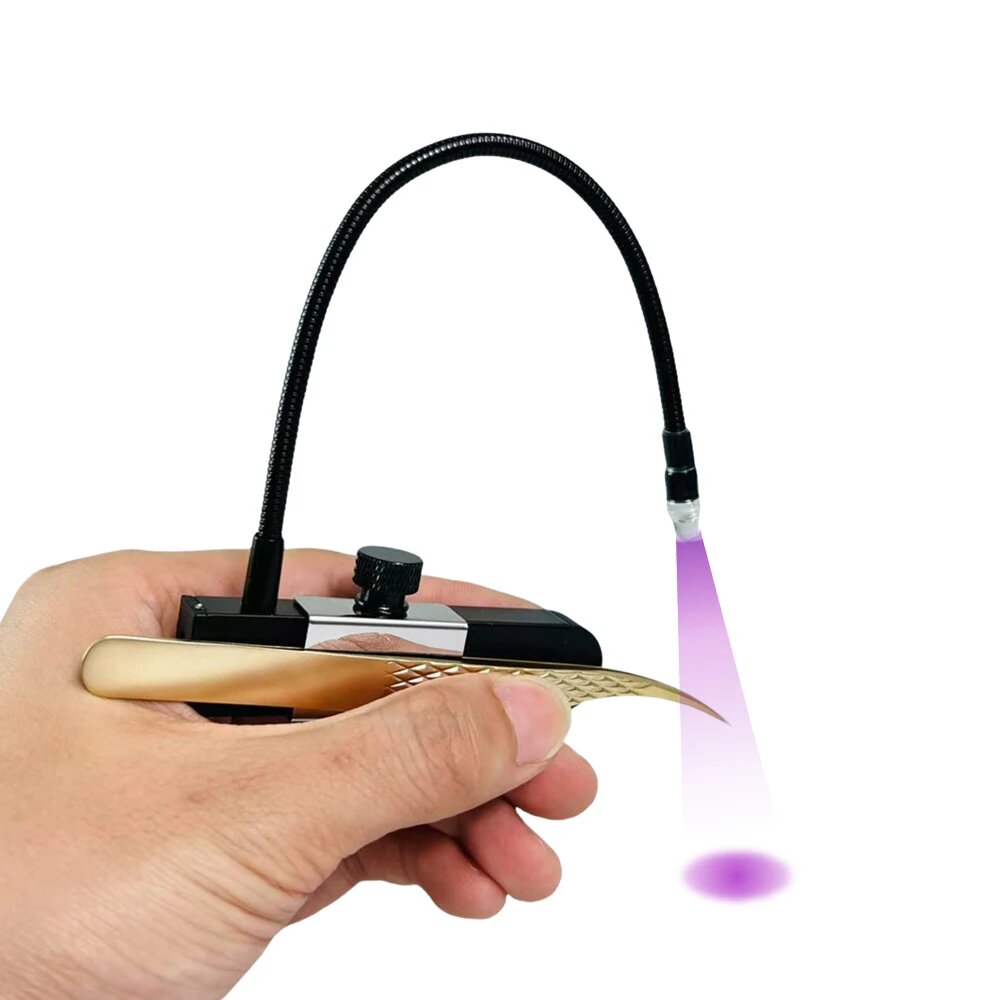 UV лампа для наращивания ресниц black, ЕС