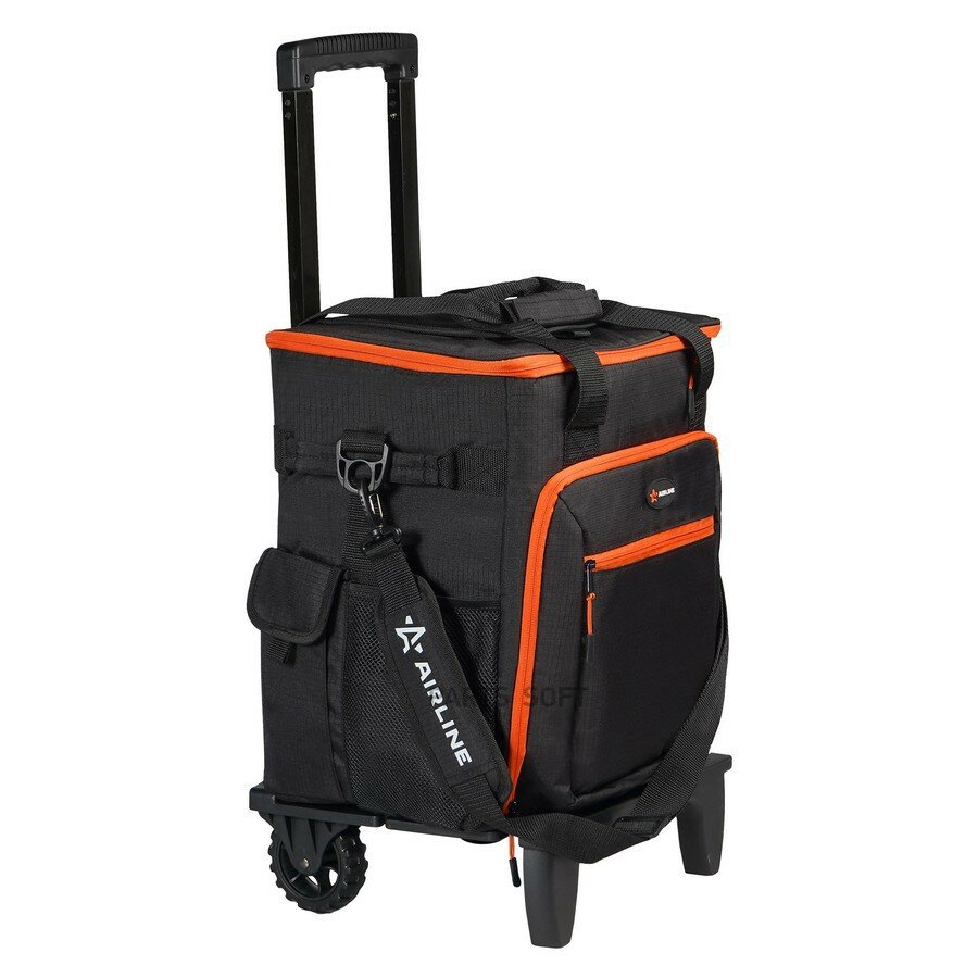 Сумка-холодильник термосумка на колесах С телеск от официального дистрибьютора, AIRLINE, артикул ADCB013