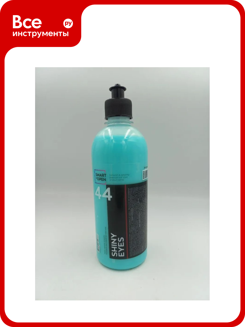 Полироль-реставратор пластика автомобиля Smart Open Shiny Eyes 0.5 л, для пластиковых поверхностей интерьера автомобиля