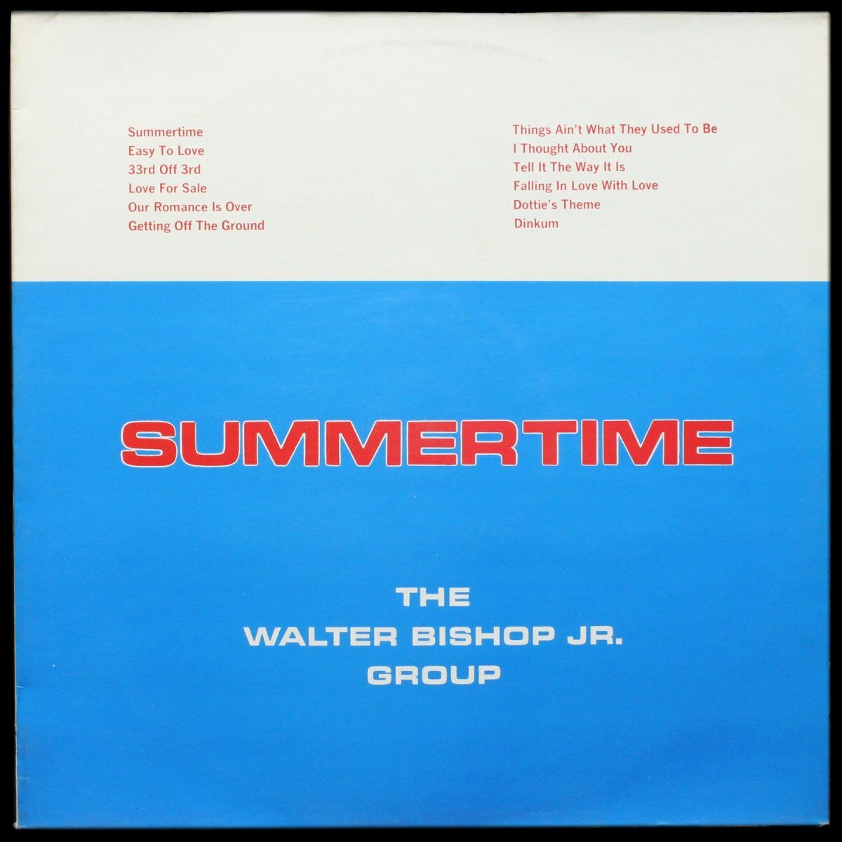 Виниловая пластинка Cotillion Walter Bishop Jr. Group – Summertime (моно)