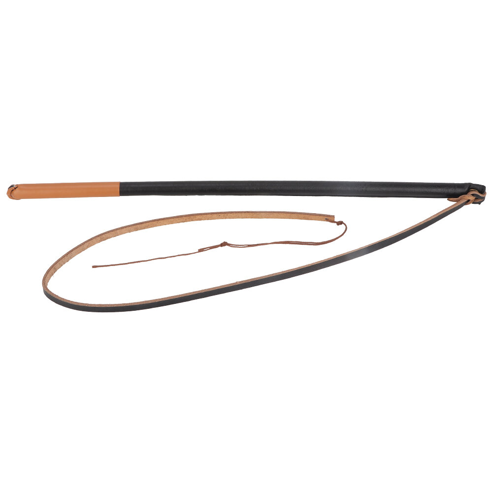 Кнут для дрессировки собак среднего и большого размера с кожаными защитными поводками, регулируемая длина, концевые ленты произвольного цвета, подходит для дрессировки домашних животных на поводке