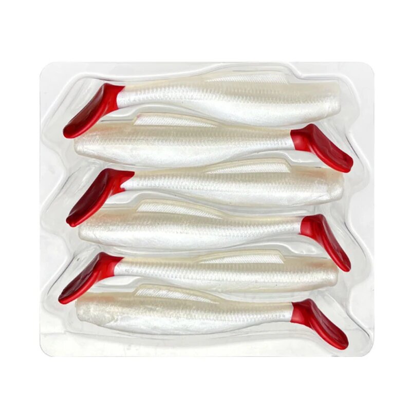 TAKEDO 6 шт. плавающая мягкая приманка 8 см 3,5 г TPR M