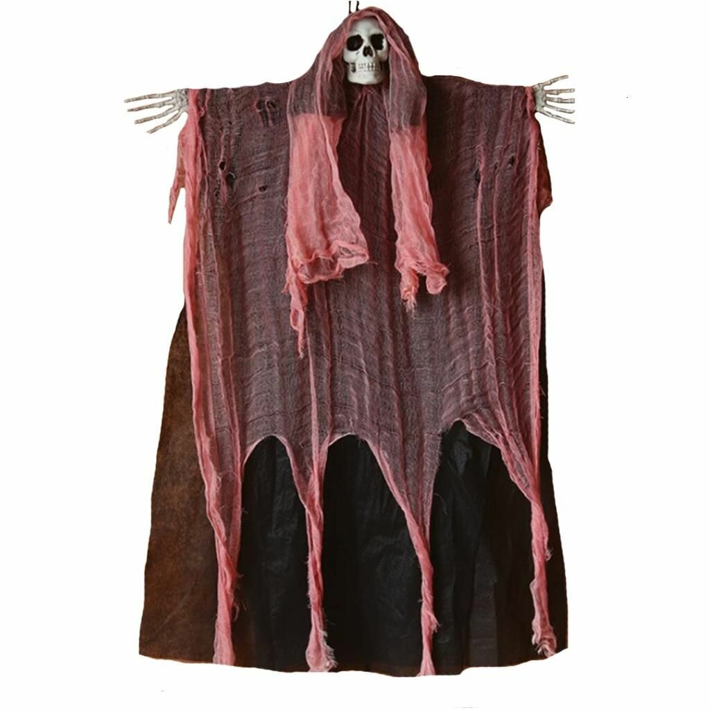 Хэллоуин череп (красный)