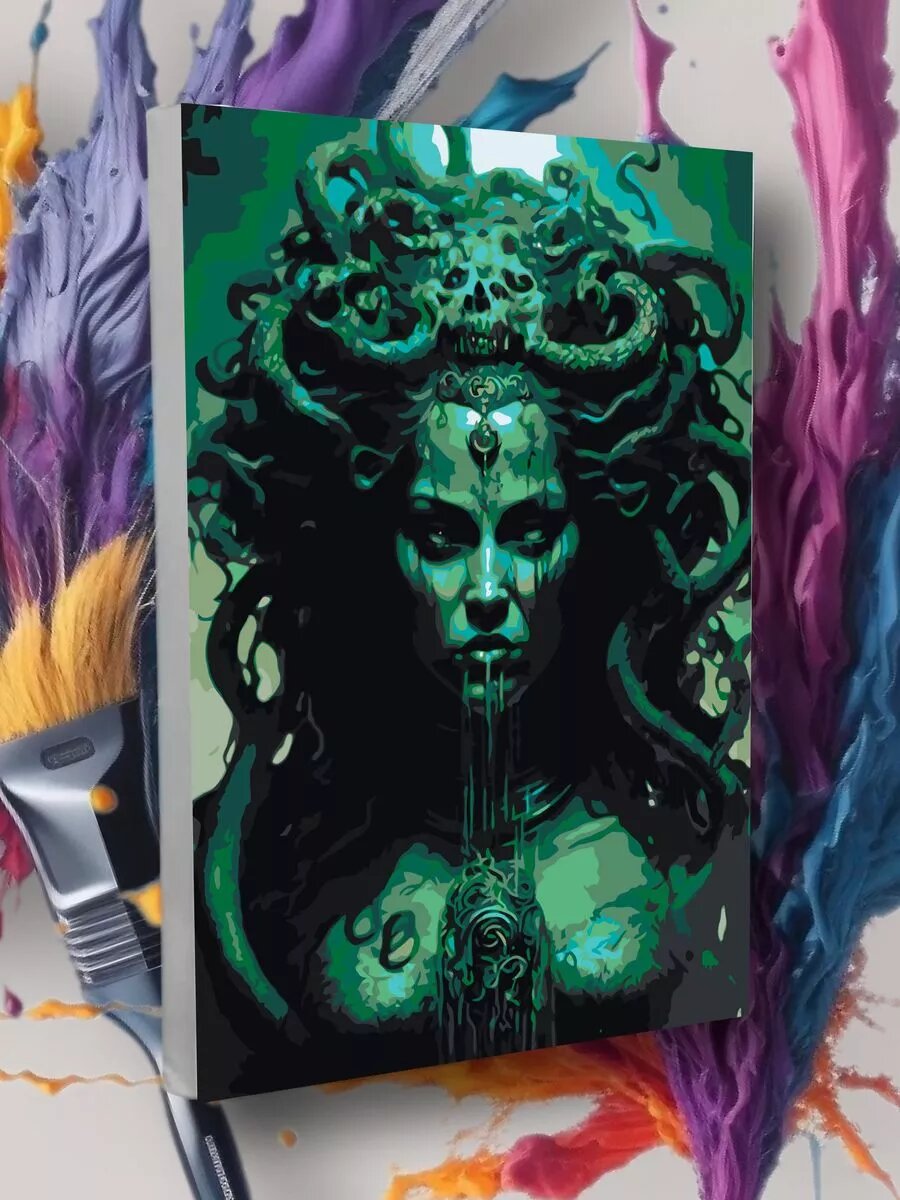 Картина по номерам Горгона-Медуза