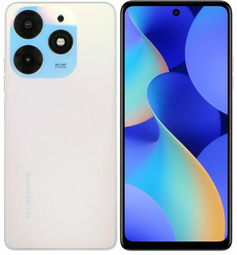 6,78" Смартфон Tecno SPARK 10 Pro 8/128 ГБ (4895180796098) 2023, белый