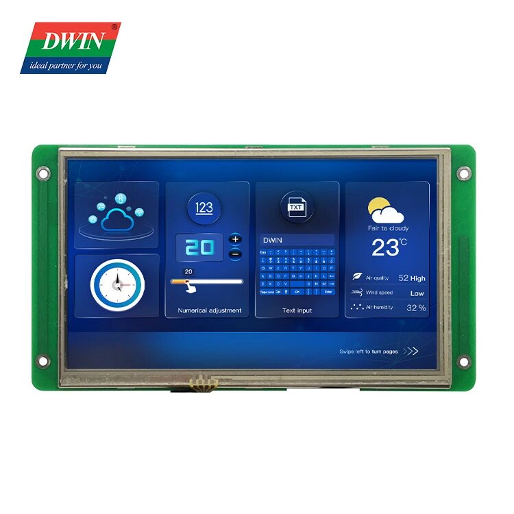 DWIN DMG10600K070_03W 7-дюймовый медицинский TFT LCD дисплей RTP