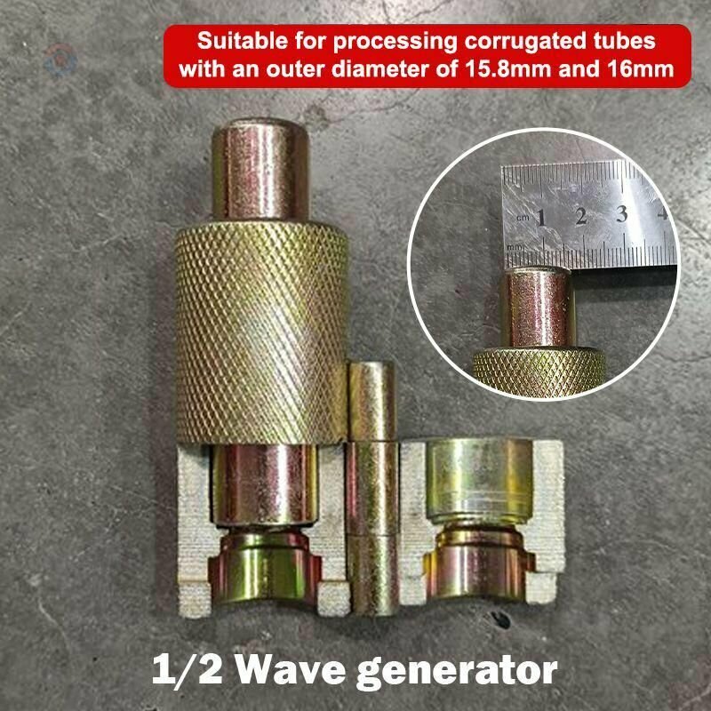Сильфонный фитинг из нержавеющей стали 304, латунный цвет, 5 размеров 13,5-20 мм, надёжное соединение для гофрированных труб, сантехнический переходник;