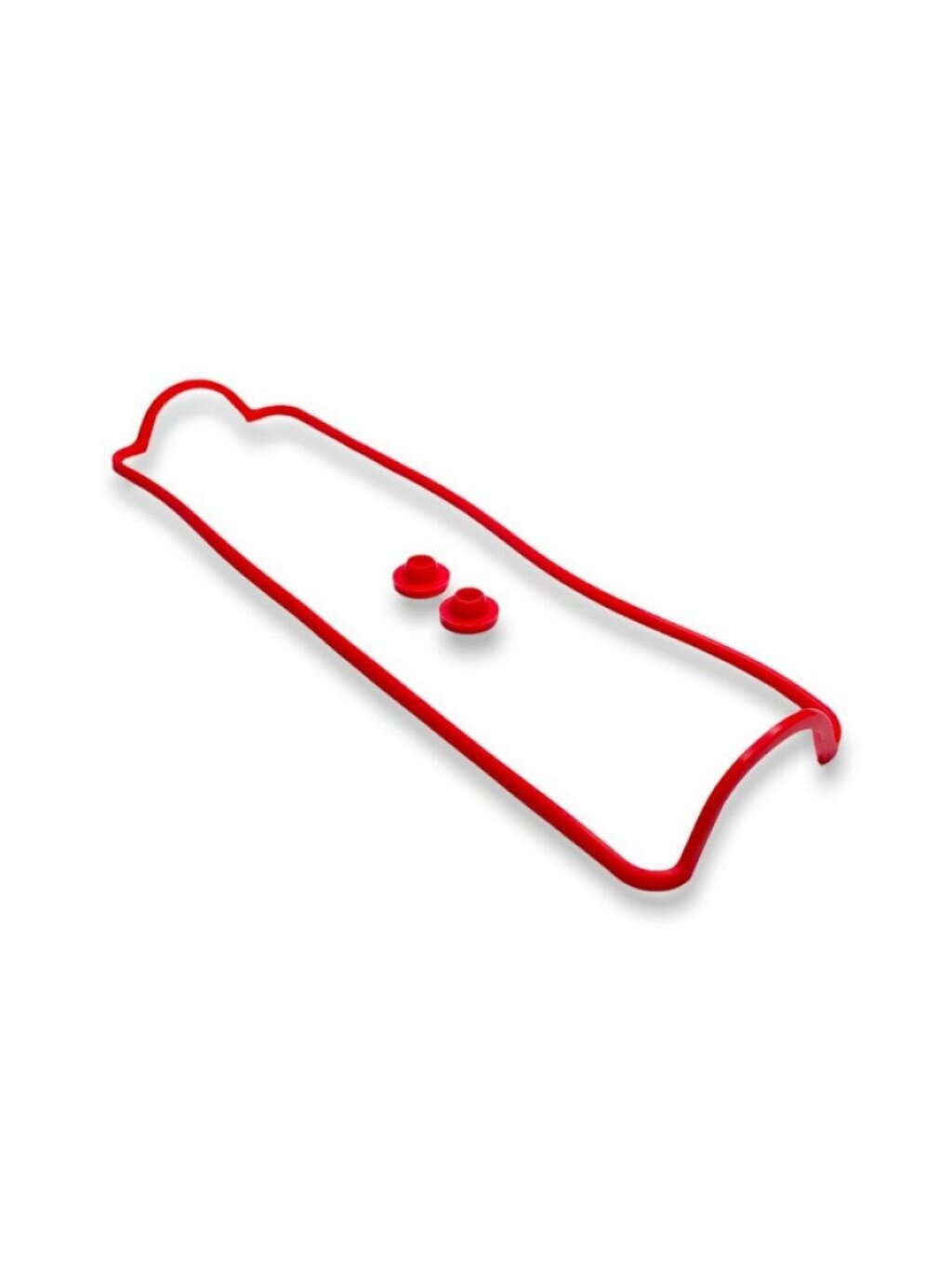 Ремкомплект клапанной крышки для а/м ВАЗ 2108 (прокладка + 2 втулки) (силикон) "БалаковоРТИ" красный