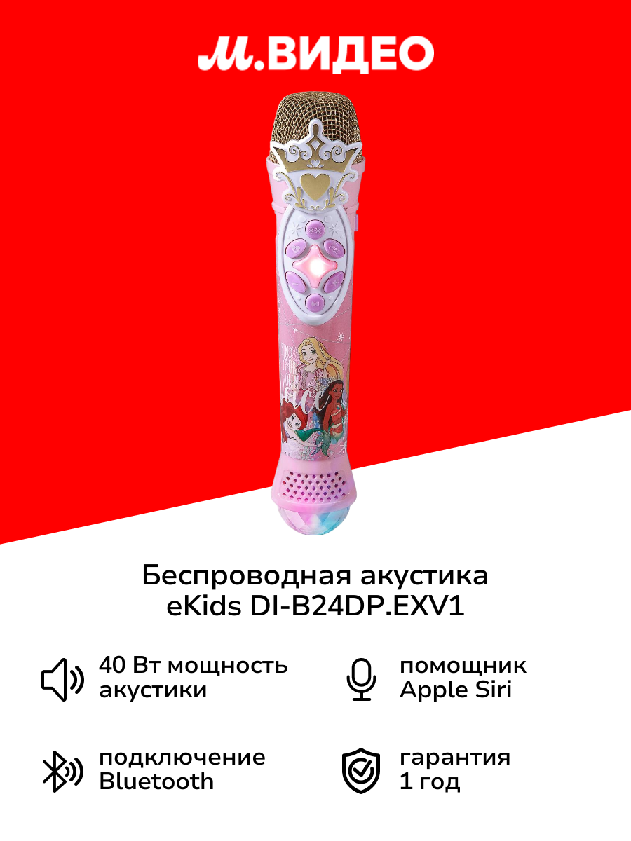 Беспроводная акустика eKids DI-B24DP. EXV1