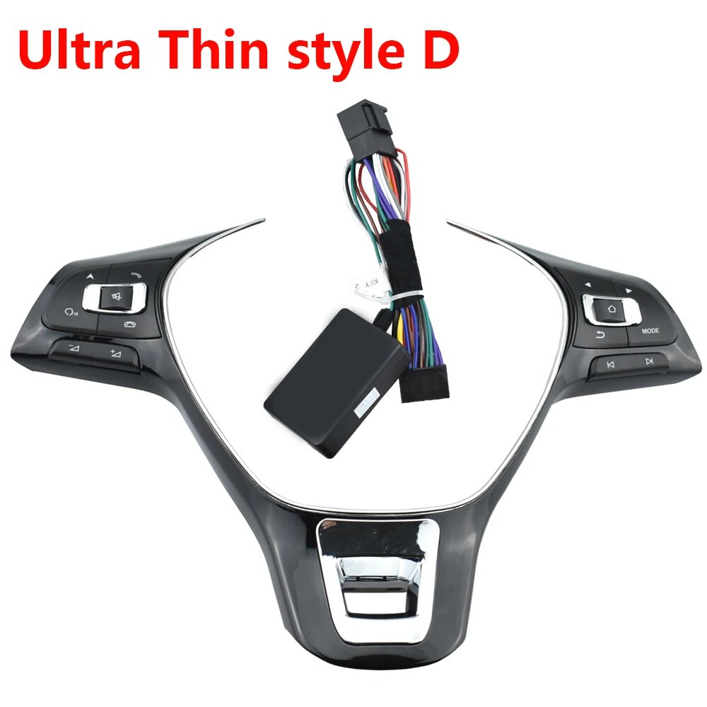 Многофункциональная кнопка управления на руль, кнопка регулировки громкости, кнопка переключения звука для VW, для Volkswagen MK6, Golf 7, Jetta, Polo, VW-D61-Red