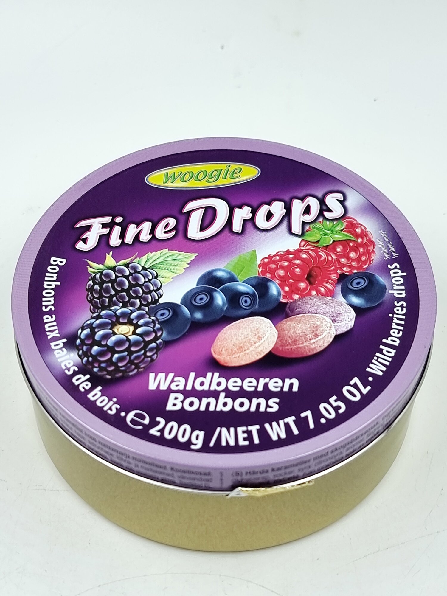 Леденцовая карамель Woogie со вкусом лесных ягод 200 г (Австрия)