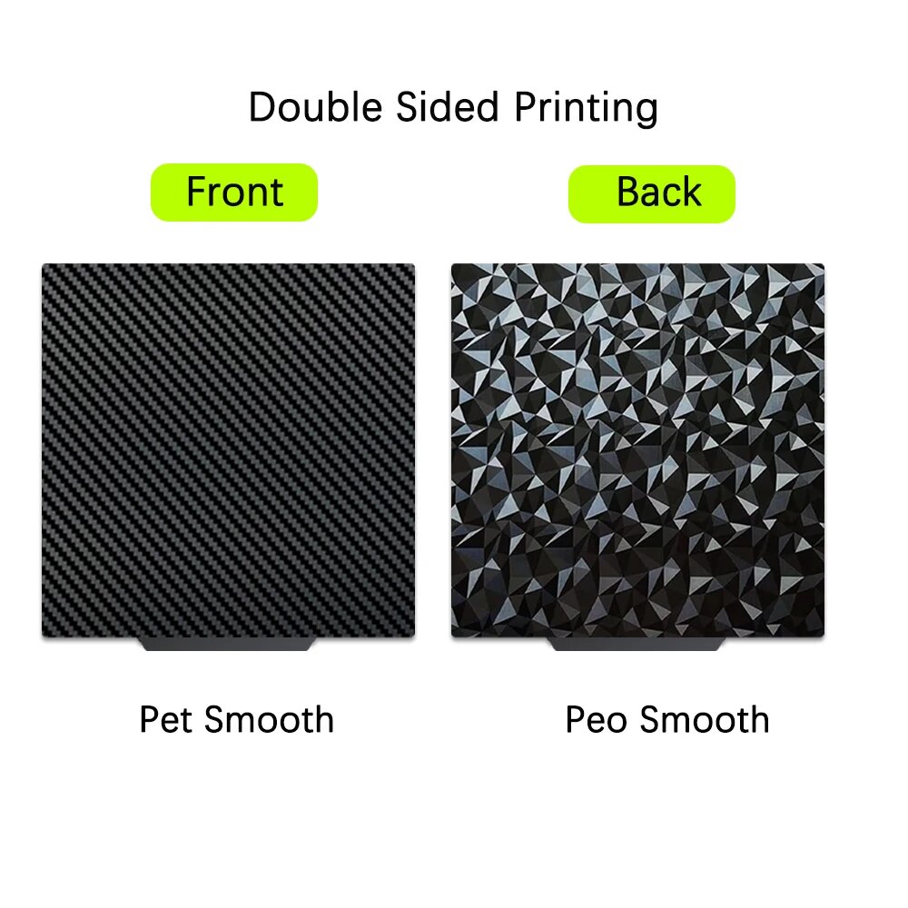 Сборная пластина JUUPINE для Anycubic Kobra 2 Max и Elegoo Neptune 4 Max 430x430 Diamond PEO-PET