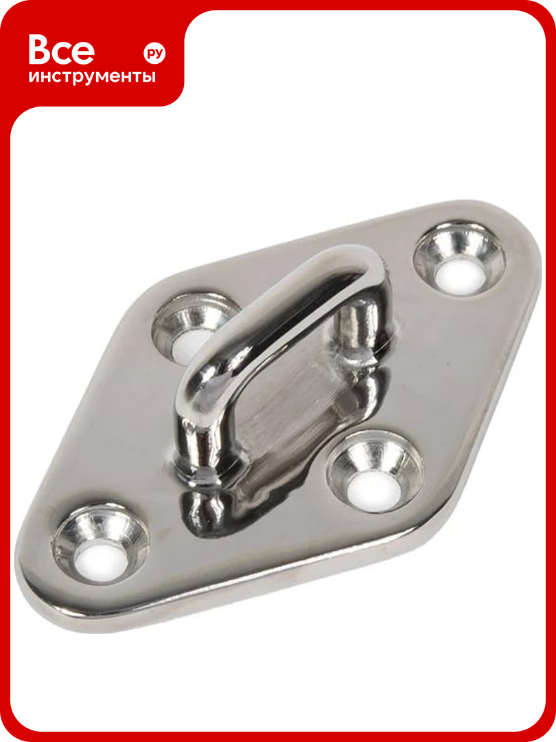 Литой обушок с ромбовидным основанием Балтийская крепежная АРТ 8223 А4 100 мм ЦБ-00016485