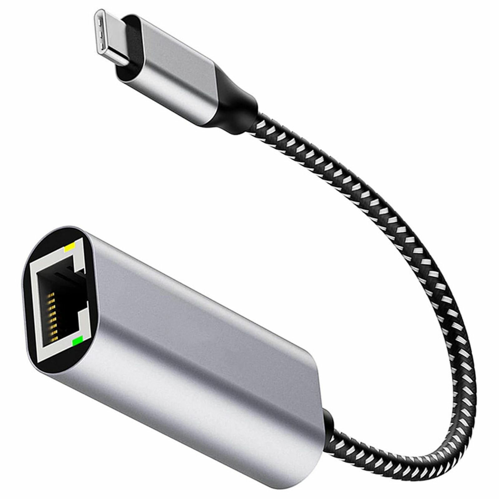 Адаптер Type C к RJ45 LAN Ethernet Gigabit