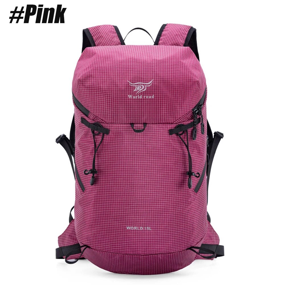 Розовый походный рюкзак Worldroad, 35L