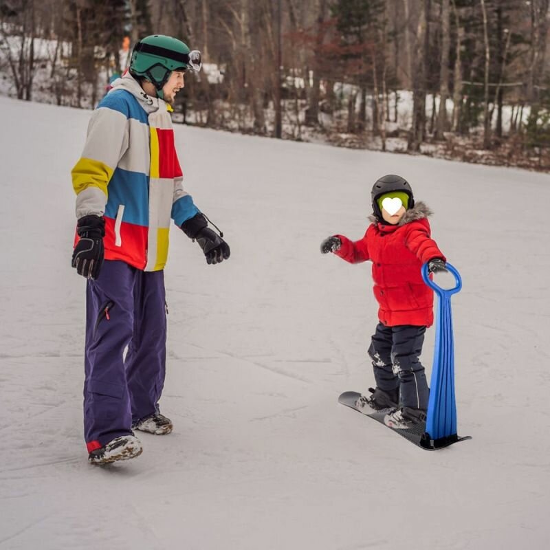 Складной сноуборд для фристайла, двунаправленная доска Twin-Tip, усиленная конструкция для детских зимних развлечений