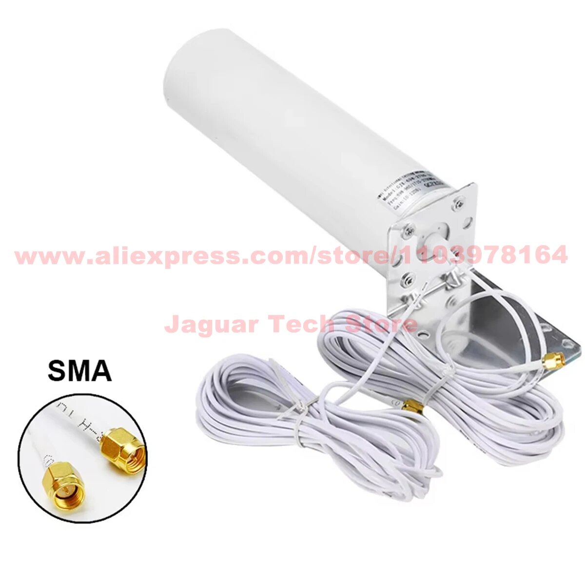 5G 4G LTE Наружная водонепроницаемая антенна MIMO SMA Мужской разъем CRC9 TS9 с двойным удлинительным кабелем 5 м метров для модема маршрутизатора, SMA
