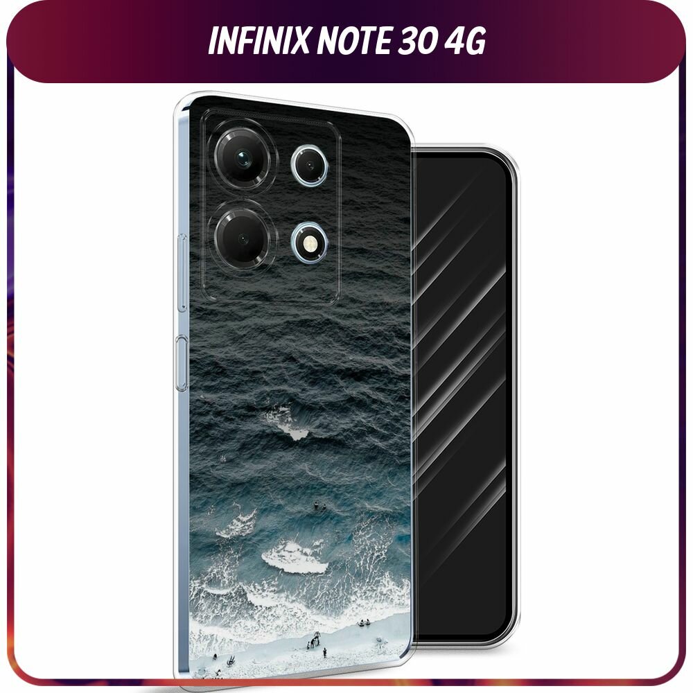 Чехол на Infinix Note 30 4G / Инфиникс Нот 30 4G с принтом Волны на море