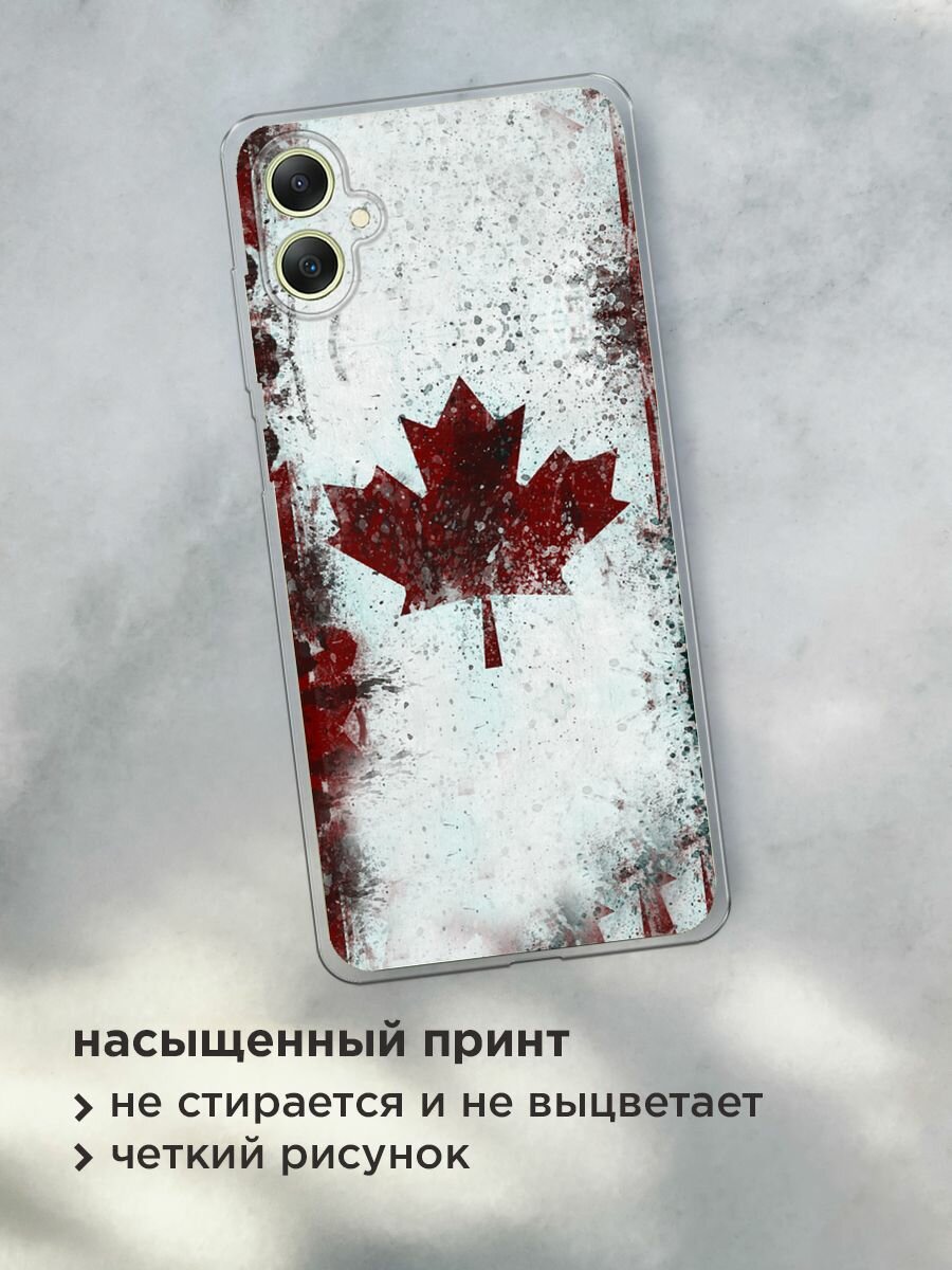 Чехол на Samsung Galaxy A06 / Самсунг Галакси А06 с принтом "Канада" — фото 1