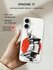 Чехол на Apple iPhone 17 / Айфон 17 с принтом "Самурай с катаной", прозрачный