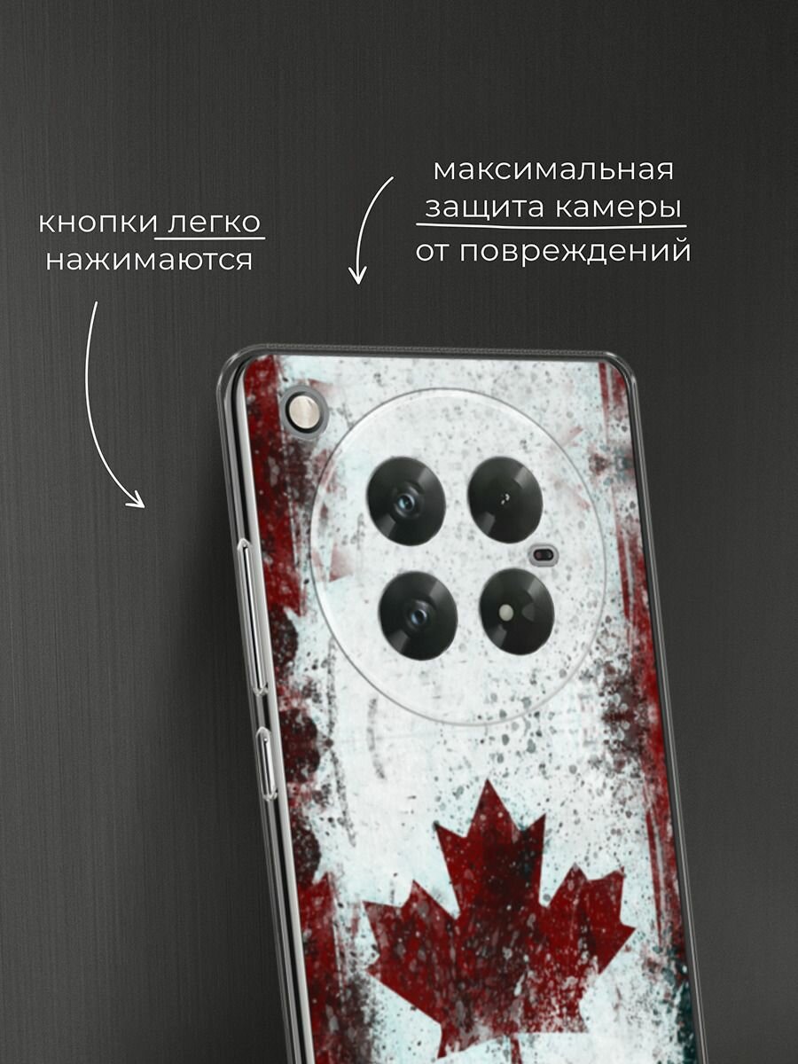 Чехол на Infinix Zero 40 5G / Инфиникс Зеро 40 5G с принтом "Канада" — фото 1