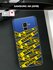 Чехол на Samsung Galaxy A8 2018 / Самсунг Галакси А8 2018 с принтом "Warning!", ...