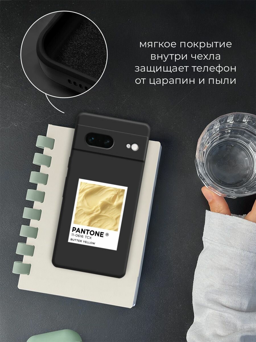 Чехол на Google Pixel 7 / Гугл Пиксель 7 с принтом "Сочная клубника 6"