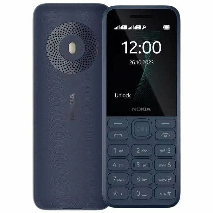 Мобильный кнопочный телефон NOKIA 130 (2023) TA-1576 DS, темно-синий