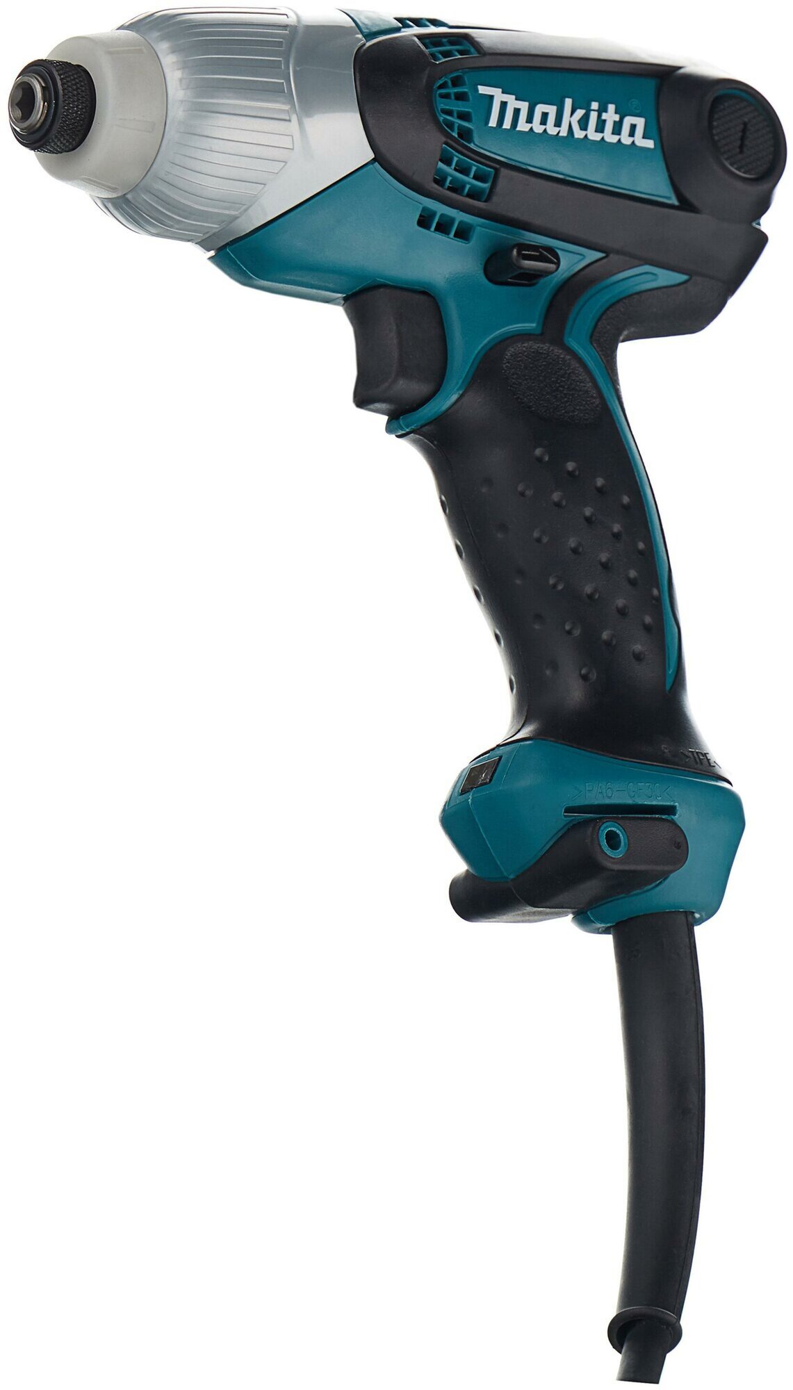 Шуруповерт ударный Makita TD0101F, 230 Вт, 100 Н. м, электр. рег. об.