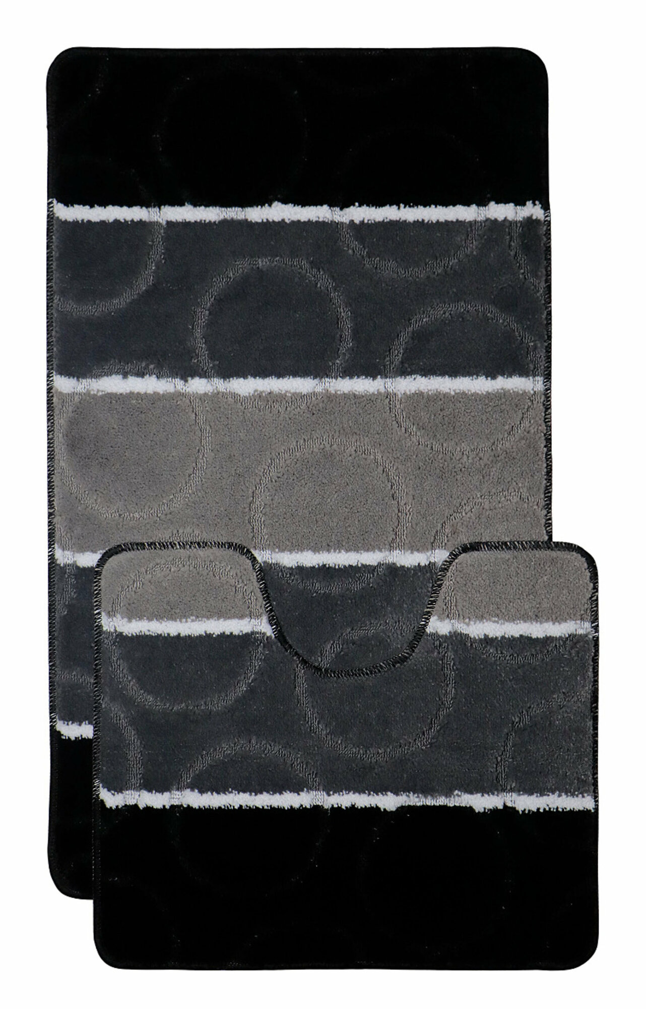 Коврики для ванной и туалета в наборе 100см/60см (50см/60см туалет) многоцветный